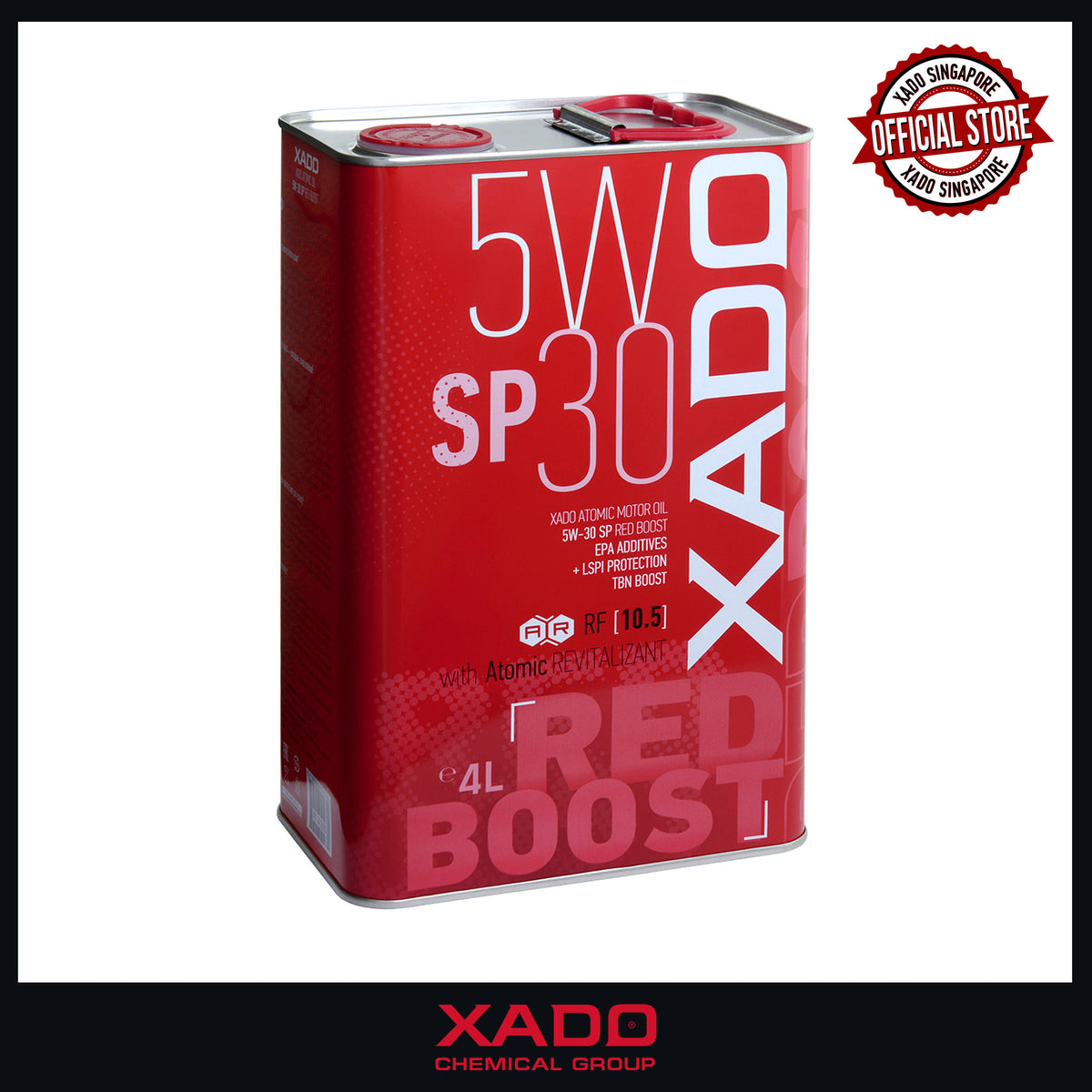 XADO Atomic Oil 5W30 SP Red Boost Engine Oil (4L) – XADO Singapore ...