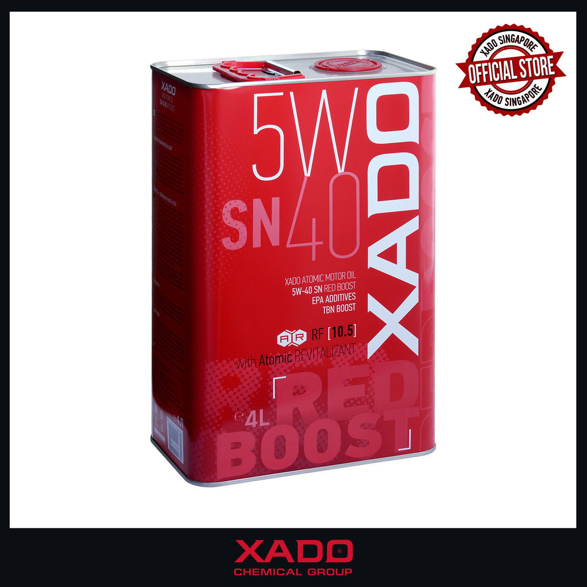 XADO Atomic Oil 5W40 SN Red Boost Engine Oil (4L) – XADO Singapore ...