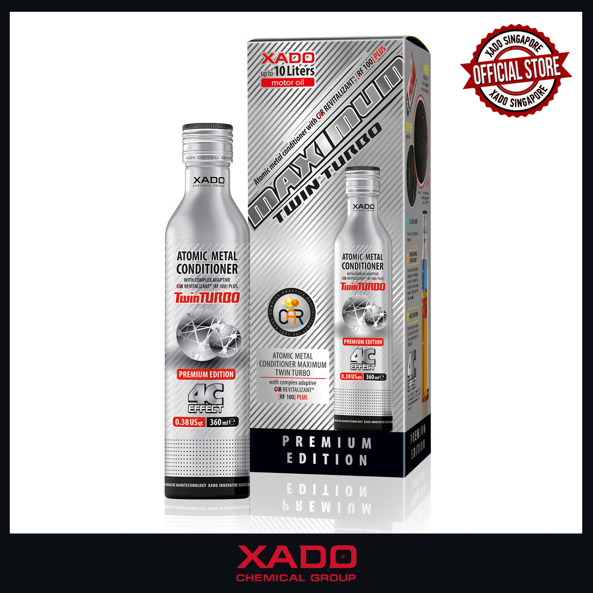 XADO Atomic Metal Conditioner 1 Stage Maximum 'Twin Turbo' – XADO ...